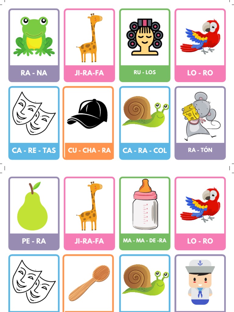 Fonema R Simple y R Fuerte | PDF