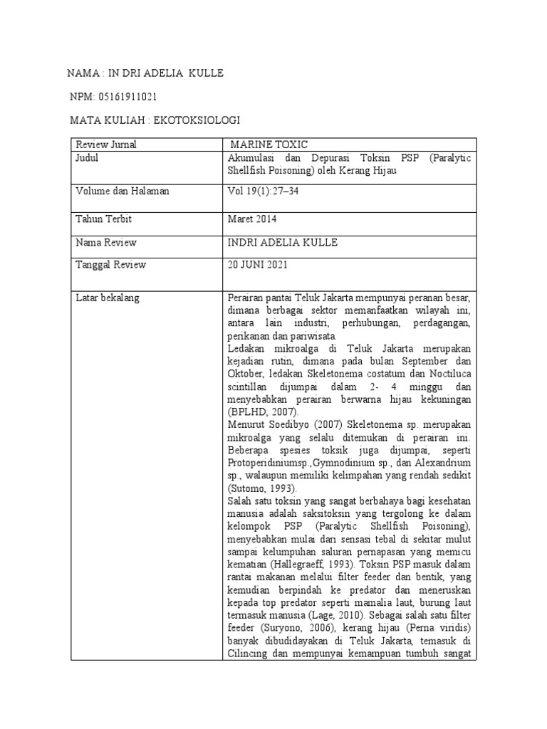 Indri Review Jurnal Ulang | PDF