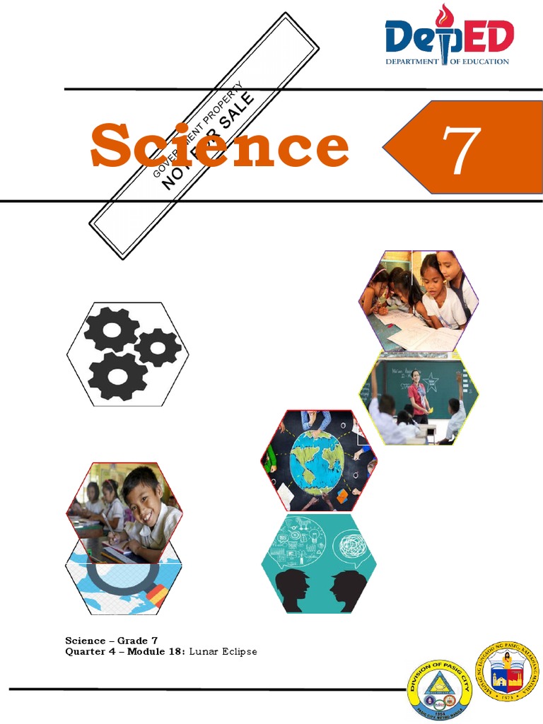 Science: Science - Grade 7 Quarter 4 - Module 18: Lunar Eclipse | PDF ...