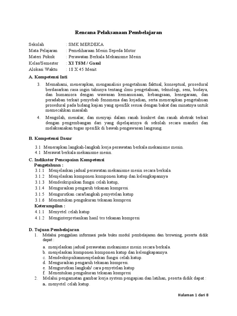 RPP Model PBT | PDF | Seni | Teknologi & Rekayasa
