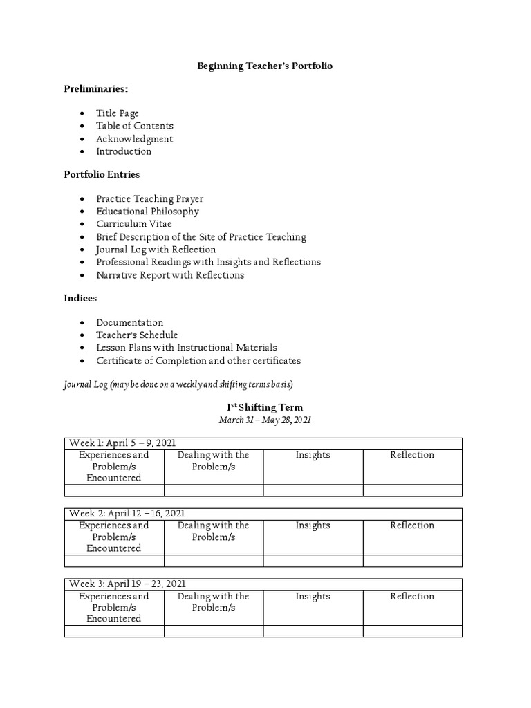 New Teacher's Reflection Guide | PDF | Teachers | Education Theory