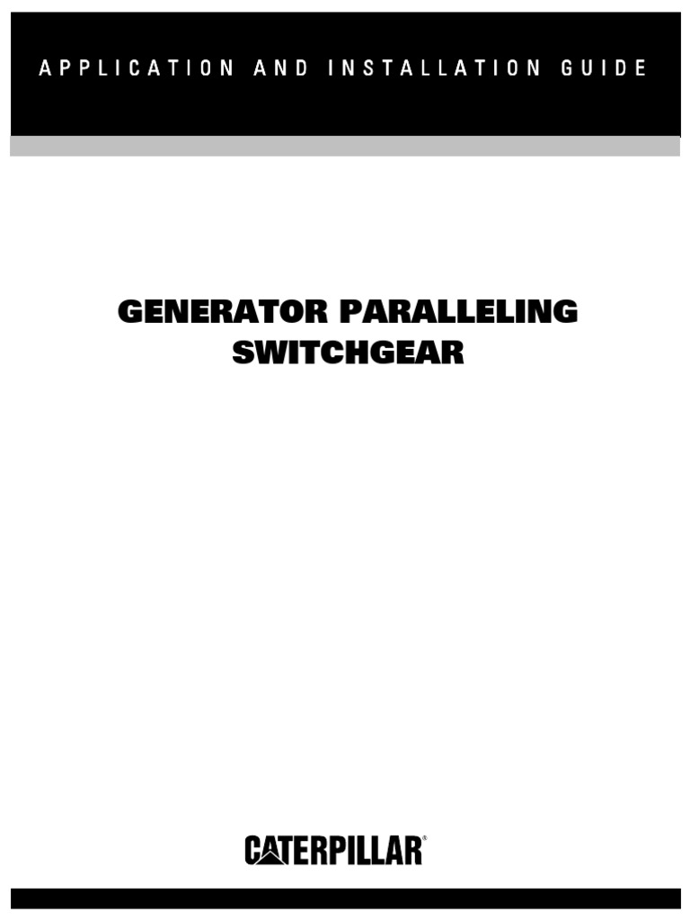 Parallel Generators | PDF | Electrical Wiring | Electromagnetism