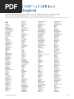 Oxford 5000 Word List | PDF