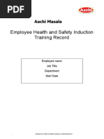 Induction Training Questionnaire | PDF | Business