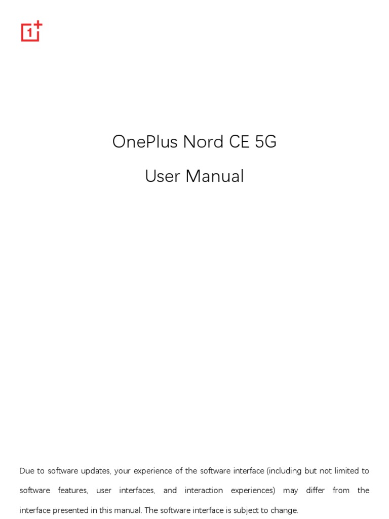 OnePlus+Nord+CE+5G User+Manual+EN | PDF | Bluetooth | I Cloud