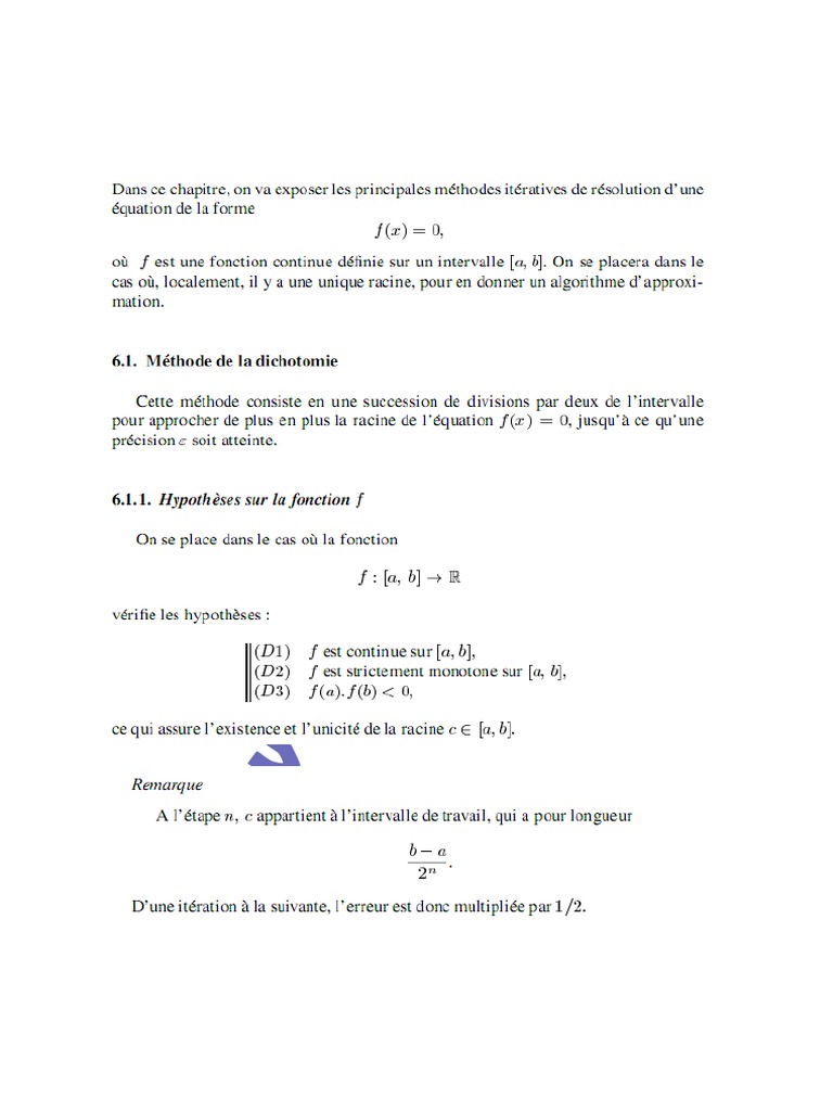 Cours Méthodes Numérique - Tous Les Cours MNA 6269 | PDF