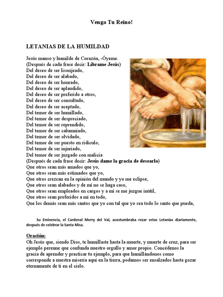 LETANIAS DE LA HUMILDAD[1]