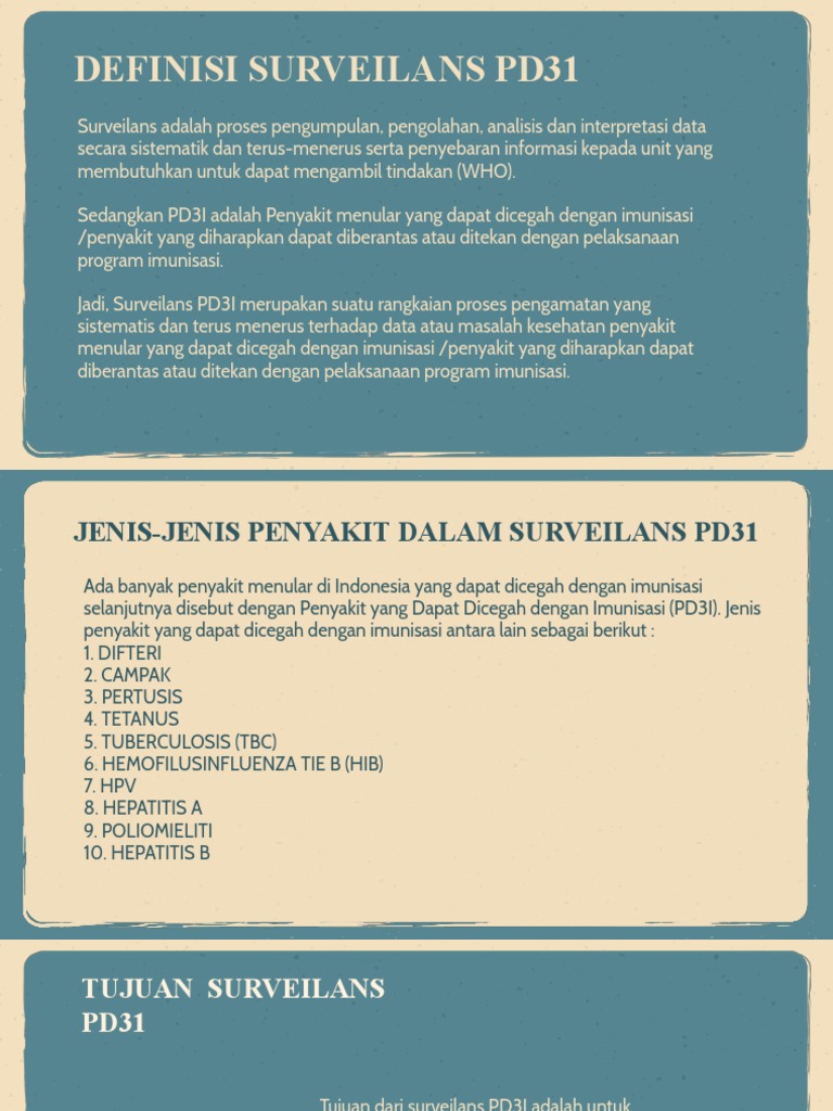 Kelompok 1 - PPT Aplikasi Surveilans Pd3i | PDF