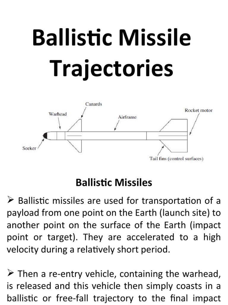 Ballistic Missile Trajectories | PDF | Ballistic Missile | Trajectory