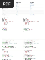 Go Cheat Sheet | PDF | Computer Engineering | Programming Paradigms
