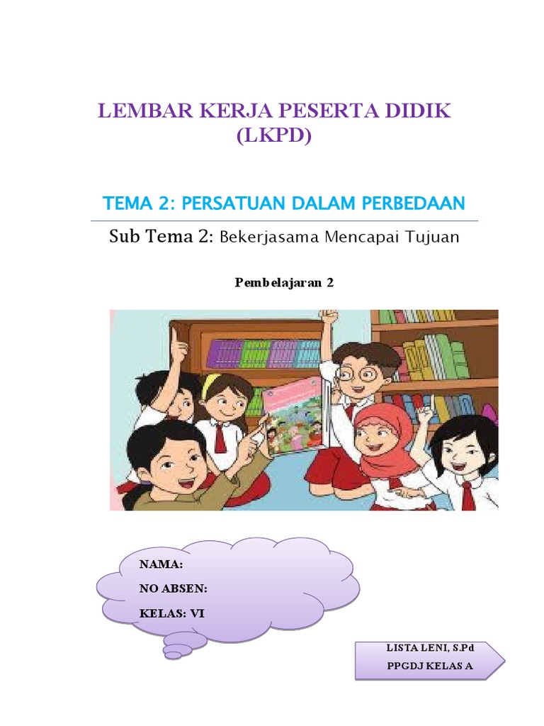 LKPD Kelas 6 | PDF