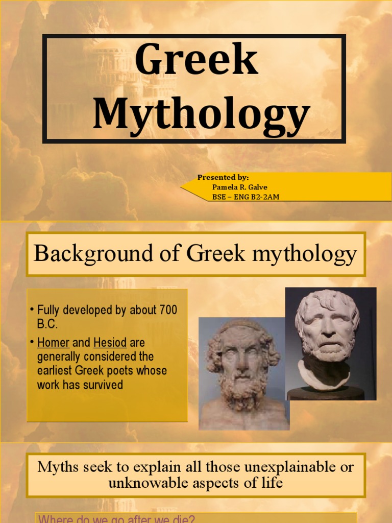 Greek Mythology Background For Powerpoint