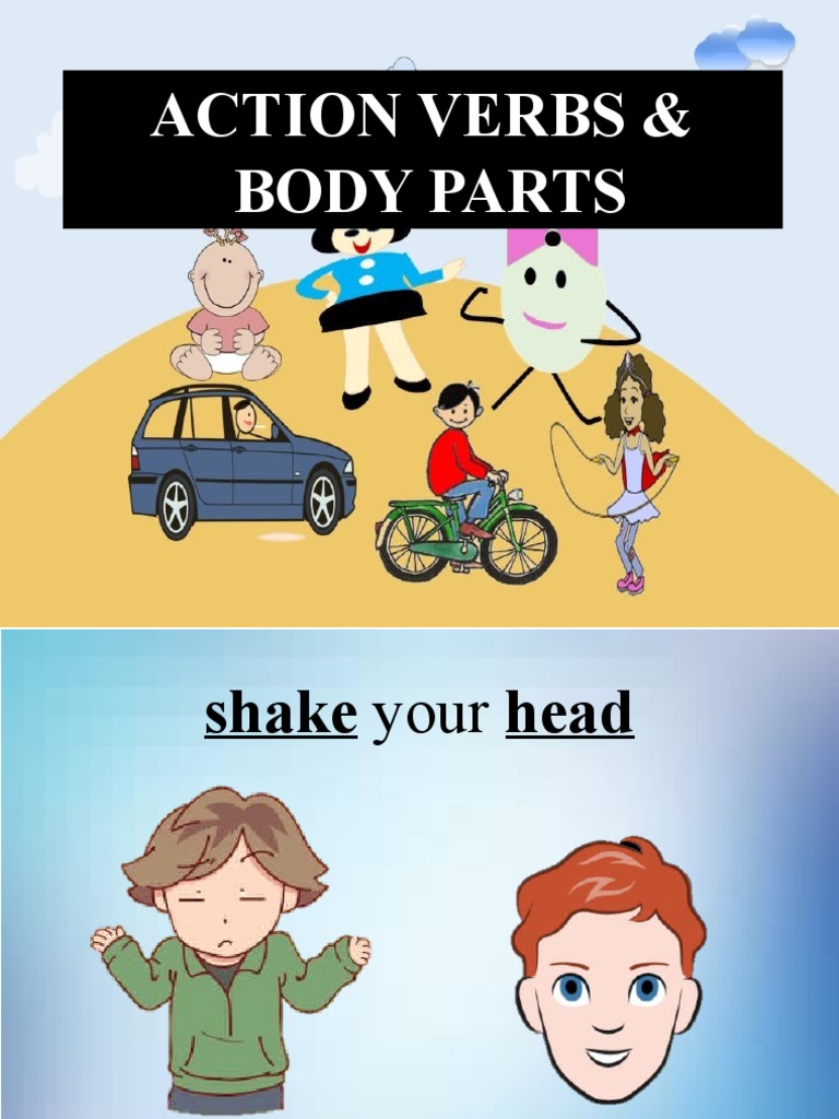 Action Verbs & Body Parts | PDF