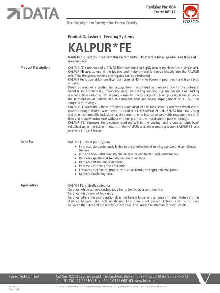 kalpur-FE KSP Sleeves | PDF | Foundry | Casting (Metalworking)
