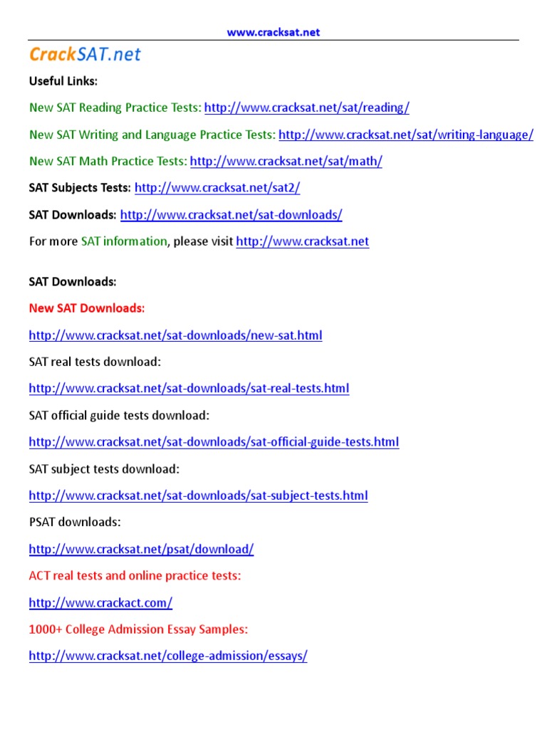 New SAT Reading Practice Test SOCIETY | PDF