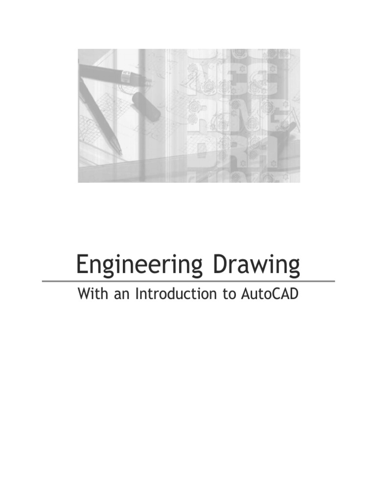 Jolhe - Engineering Drawing With An Introduction To AutoCAD-Tata McGraw ...