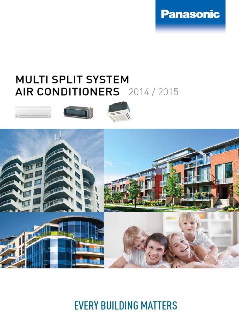 Panasonic Multi-Split Brochure - 2014 | Download Free PDF | Air ...