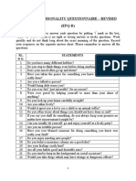 MBTI Scoring Sheet | PDF | Evaluation Methods | Psychological Concepts