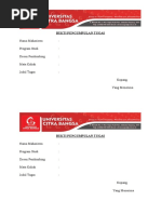 Sampul Makalah UT (Template) | PDF