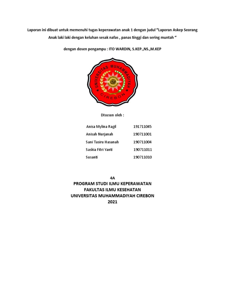 Laporan Askep Kep. Anak | PDF