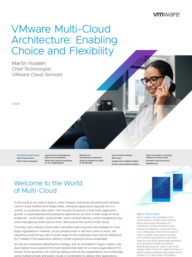 Multicloud Architecture | PDF | Cloud Computing | V Mware