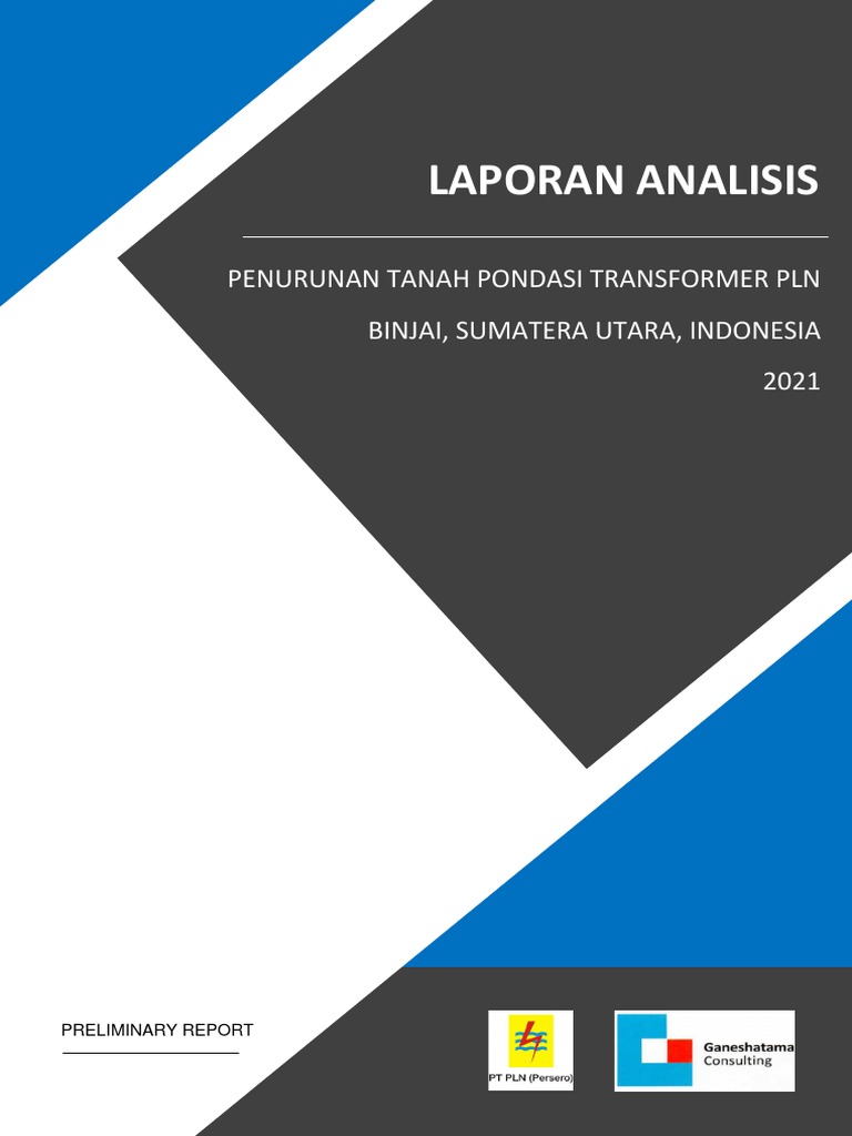 Preliminary Report PLN Binjai (Sondir) | PDF