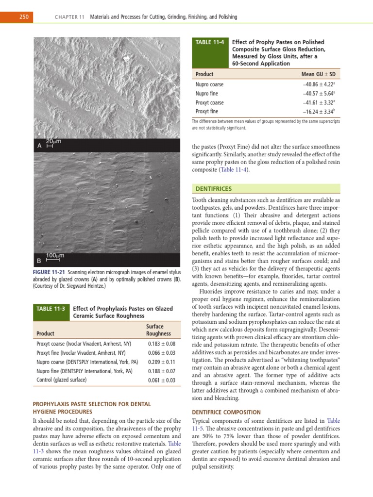 Dentifrice Composition and Abrasiveness | PDF | Dentistry | Mouth