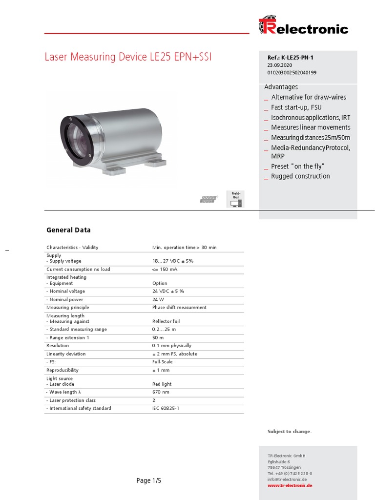 A Comprehensive Overview of the LE25 Laser Measuring Device: Features ...
