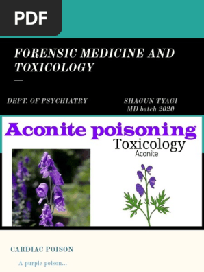 Aconite Poison