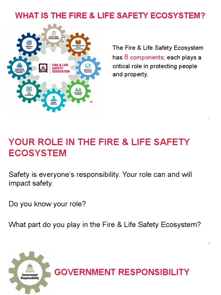 What Is The Fire & Life Safety Ecosystem? | PDF | Emergency | Safety