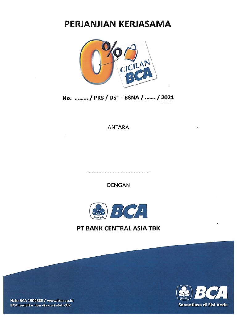 Form PKS Cicilan BSN A 2021 | PDF