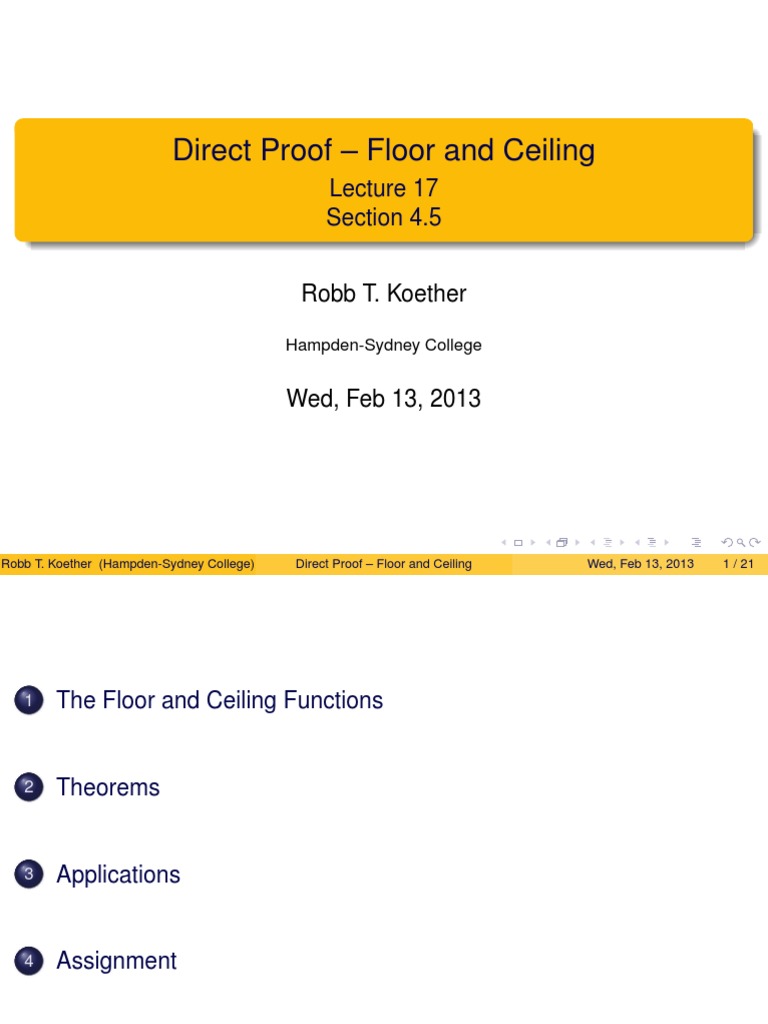 Floor and Ceiling Function - Fungsi Tangga | PDF | Teaching Mathematics ...