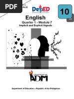 ENGLISH 10 - Module 4 | PDF | Chart | Pie Chart