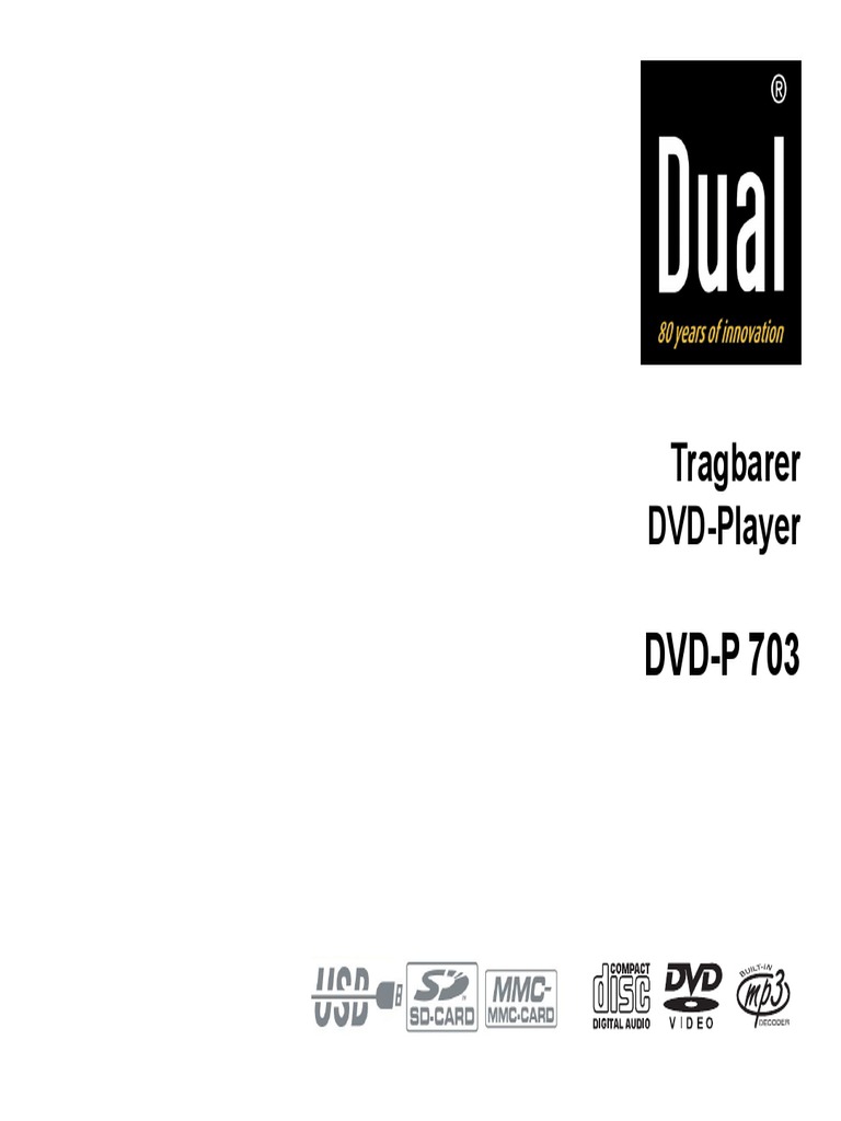 DVD-P 703 | PDF
