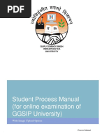 Online Exam Manual - Jain University | PDF | Multiple Choice | Software