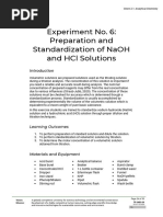 Preparing 1N HCl in 100 mL | PDF