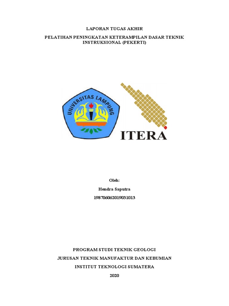 Hendra Saputra Laporan Tugas Akhir Pekerti Pdf