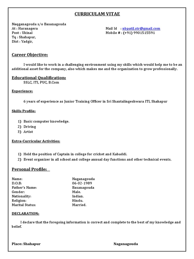 A Well-Rounded Resume for an Experienced Training Officer Seeking New ...