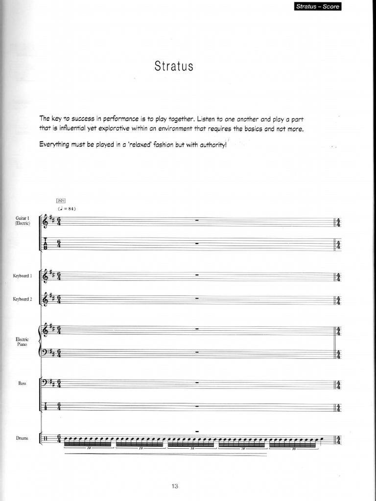 Billy Cobham Stratus - Sheet Music | PDF