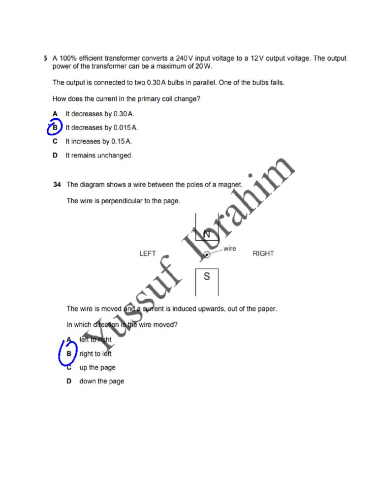 Physics Paper 2 Hardest Questions-Solved | PDF