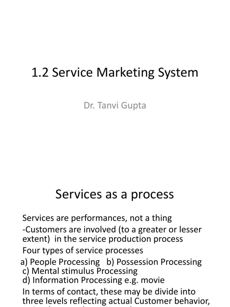 Service Marketing Management Process | PDF | Product (Business) | Marketing