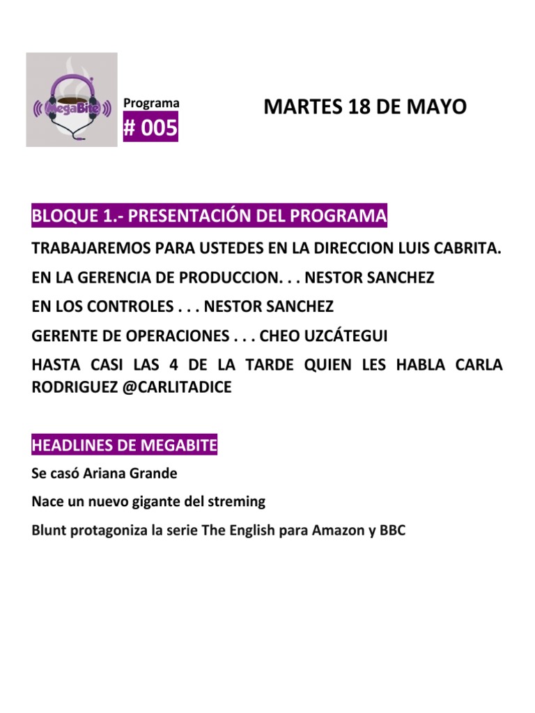 Nota Radial | PDF | Medios de comunicación en masa | Televisión