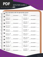 ICSE Class 5 Maths Sample Paper 1 | PDF