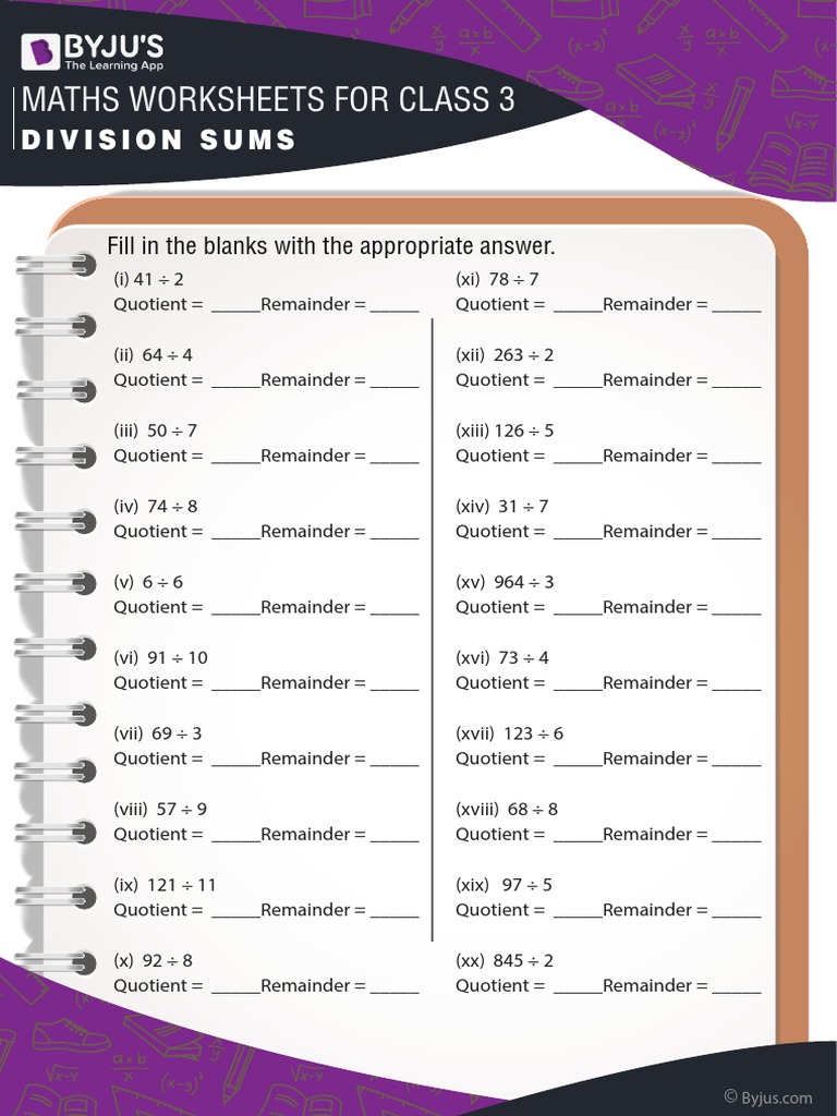 division-sums-for-class-3-worksheet-2-pdf-teaching-mathematics