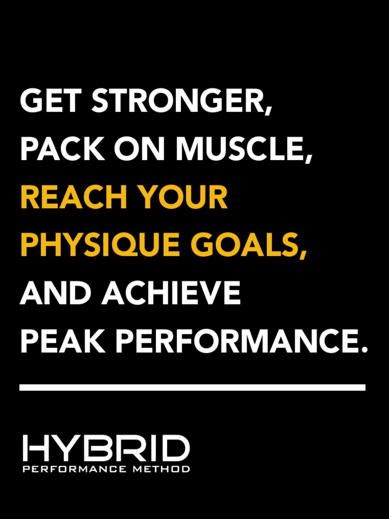 HYBRID - Training - Overview - May 2020 | PDF | Weight Training | Hobbies