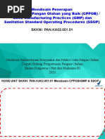 Contoh SSOP BPOM | PDF