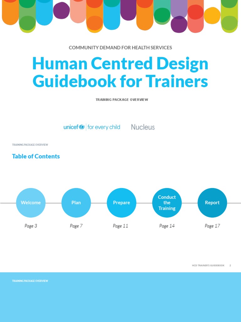 HCD Guidebook For Trainers | PDF | Field Research | Expert