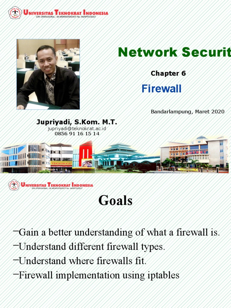 Chapter 6 Firewall | PDF | Transmission Control Protocol | Firewall (Computing)