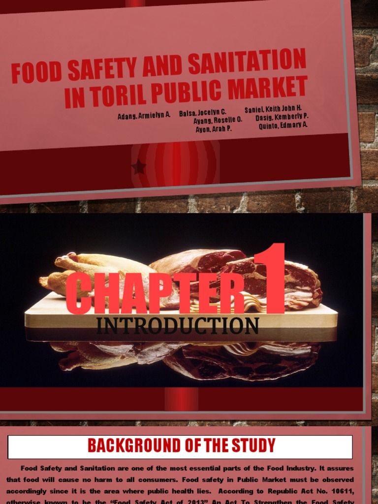 Food Safety Practices in Toril Market | PDF | Food Safety | Foods