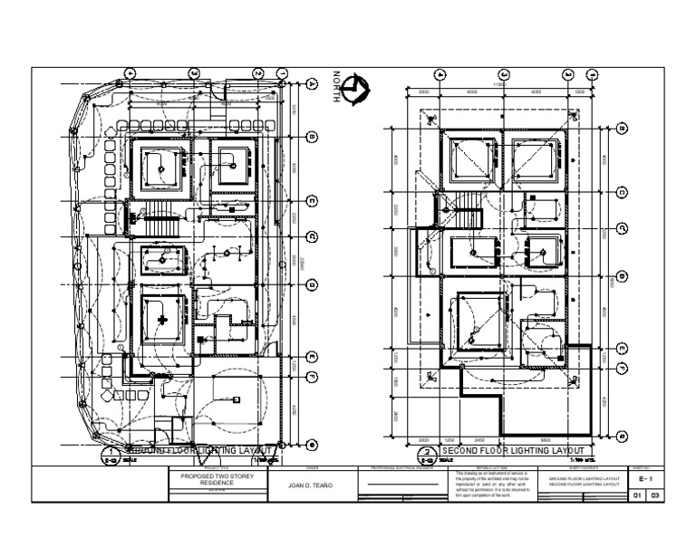 E3 - Lighting Layout | PDF